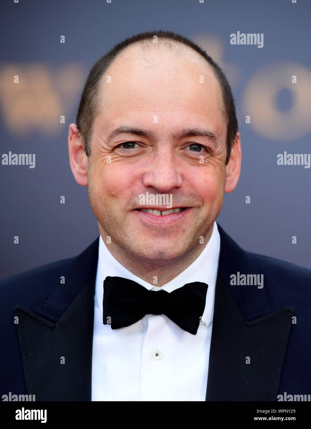 Gareth neame attending world premiere downton abbey hi-res stock ...