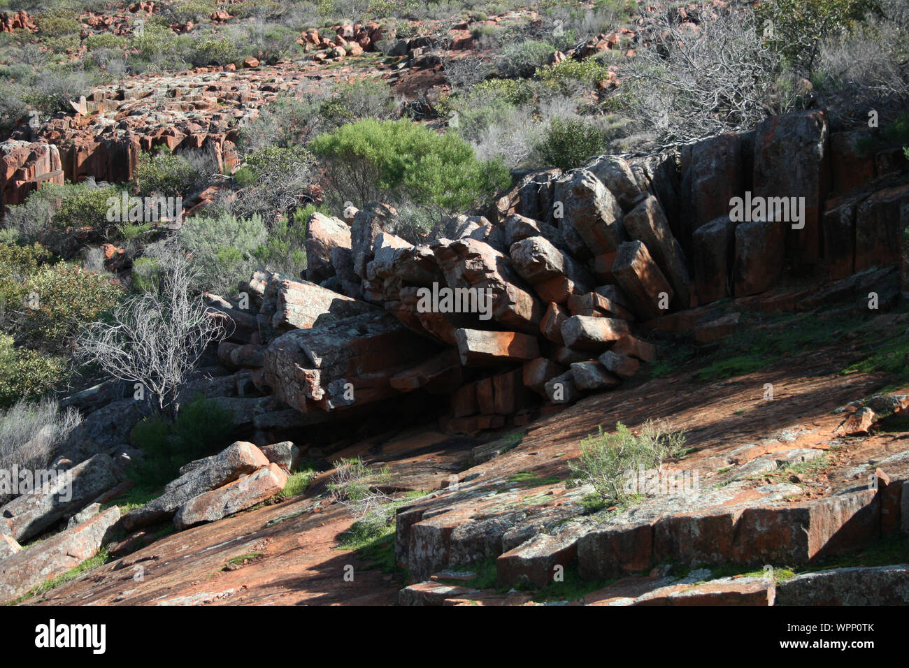 Gawler Range National Park, Organ Pipes Rock Formation, South Australia ...