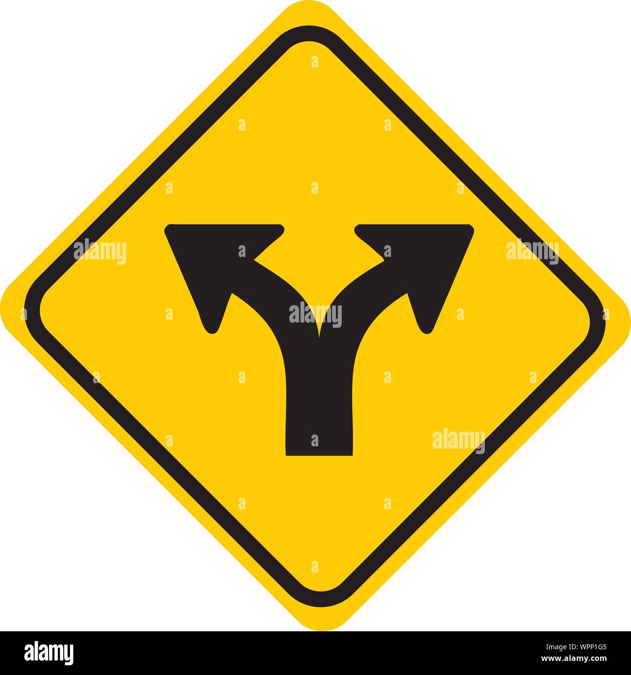 Fork in the road Stock Vector Image & Art - Alamy