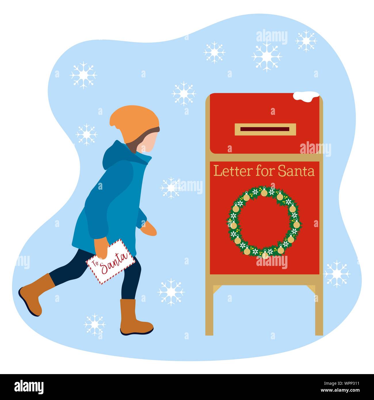 Christmas Mailbox Clip Art
