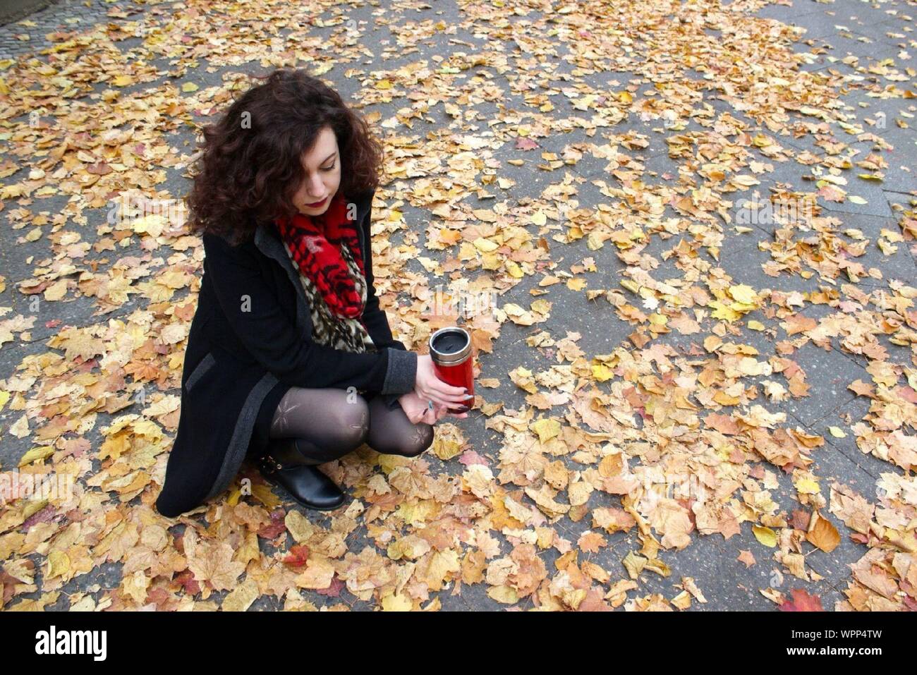 Girl with flask hi-res stock photography and images - Alamy