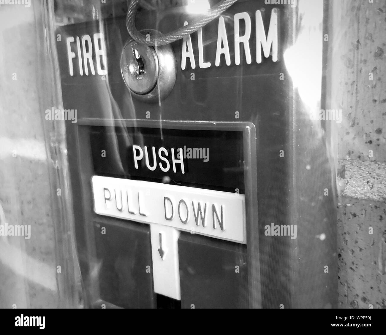 Wall mounted fire hi-res stock photography and images - Alamy