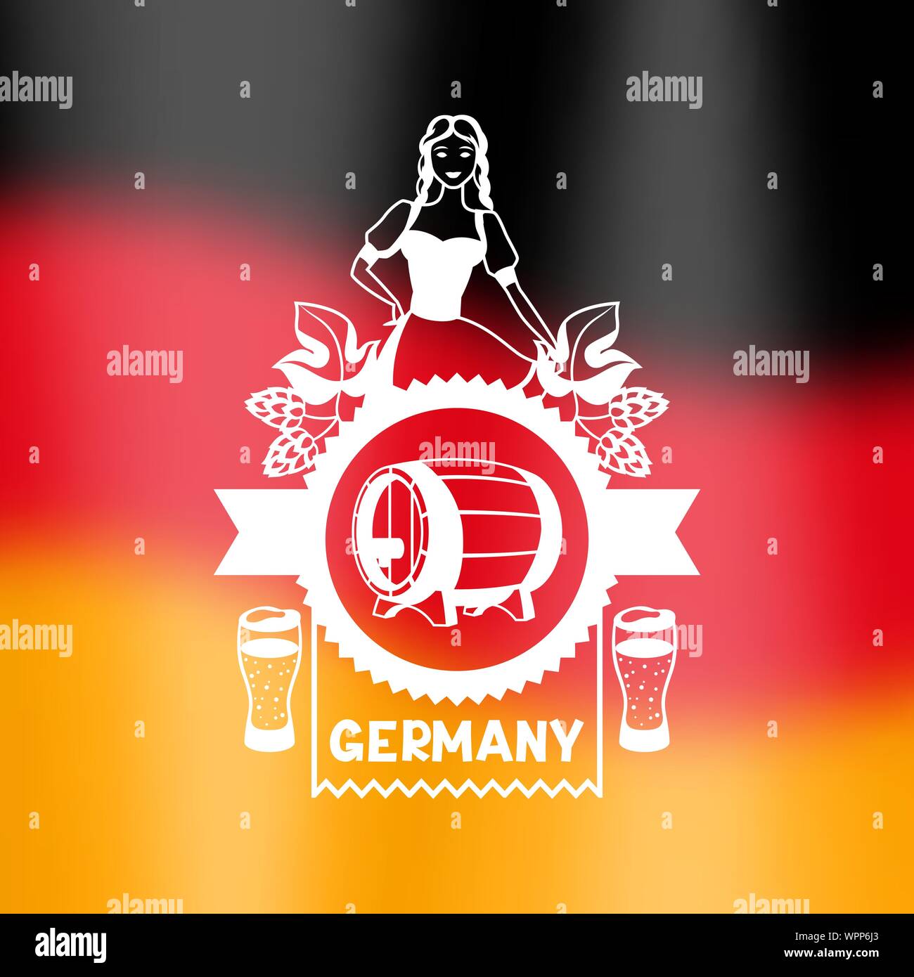 German national symbols Stock Vector Images - Alamy