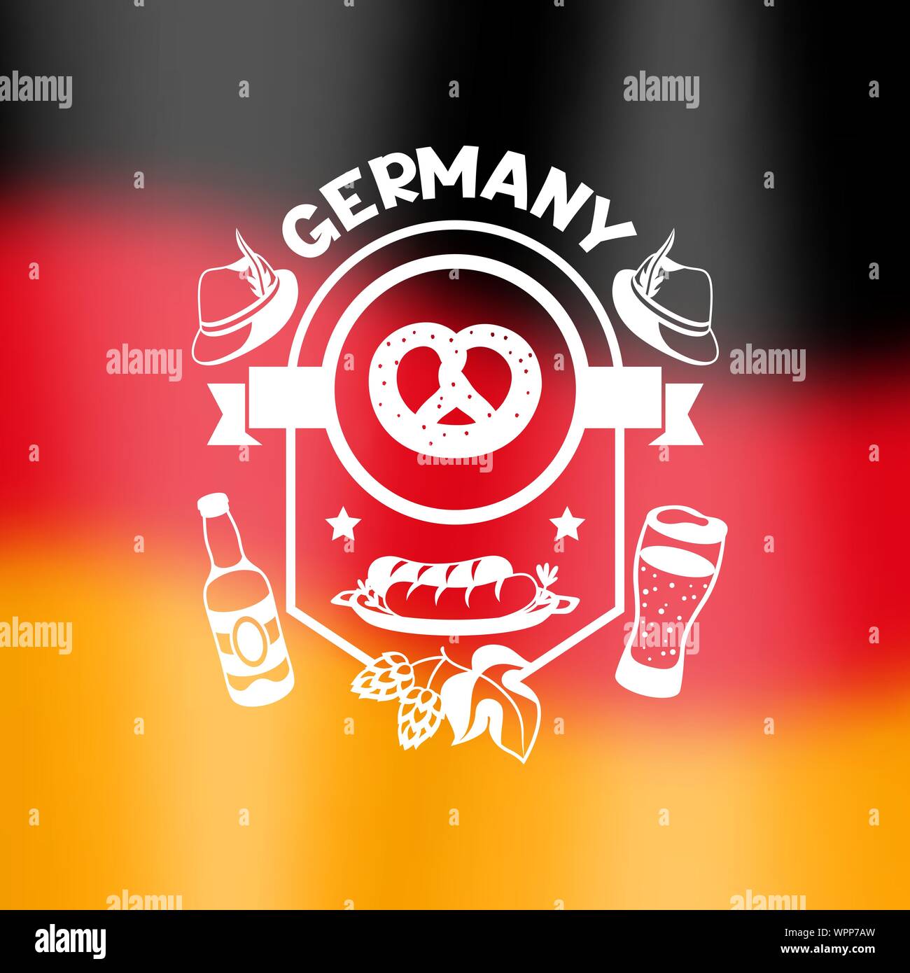 Traditional german architecture Stock Vector Images - Alamy