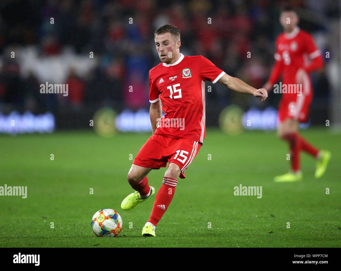 Wales' Joe Morrell during the International Friendly match at Cardiff ...