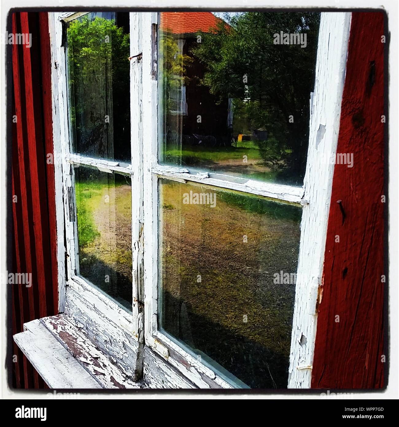 Painted window view hi-res stock photography and images - Alamy