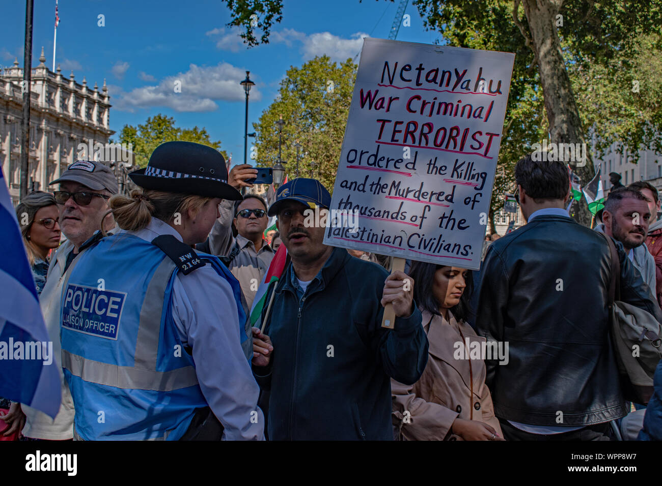 Palestinian Demonstration in London, England Stock Photo - Alamy