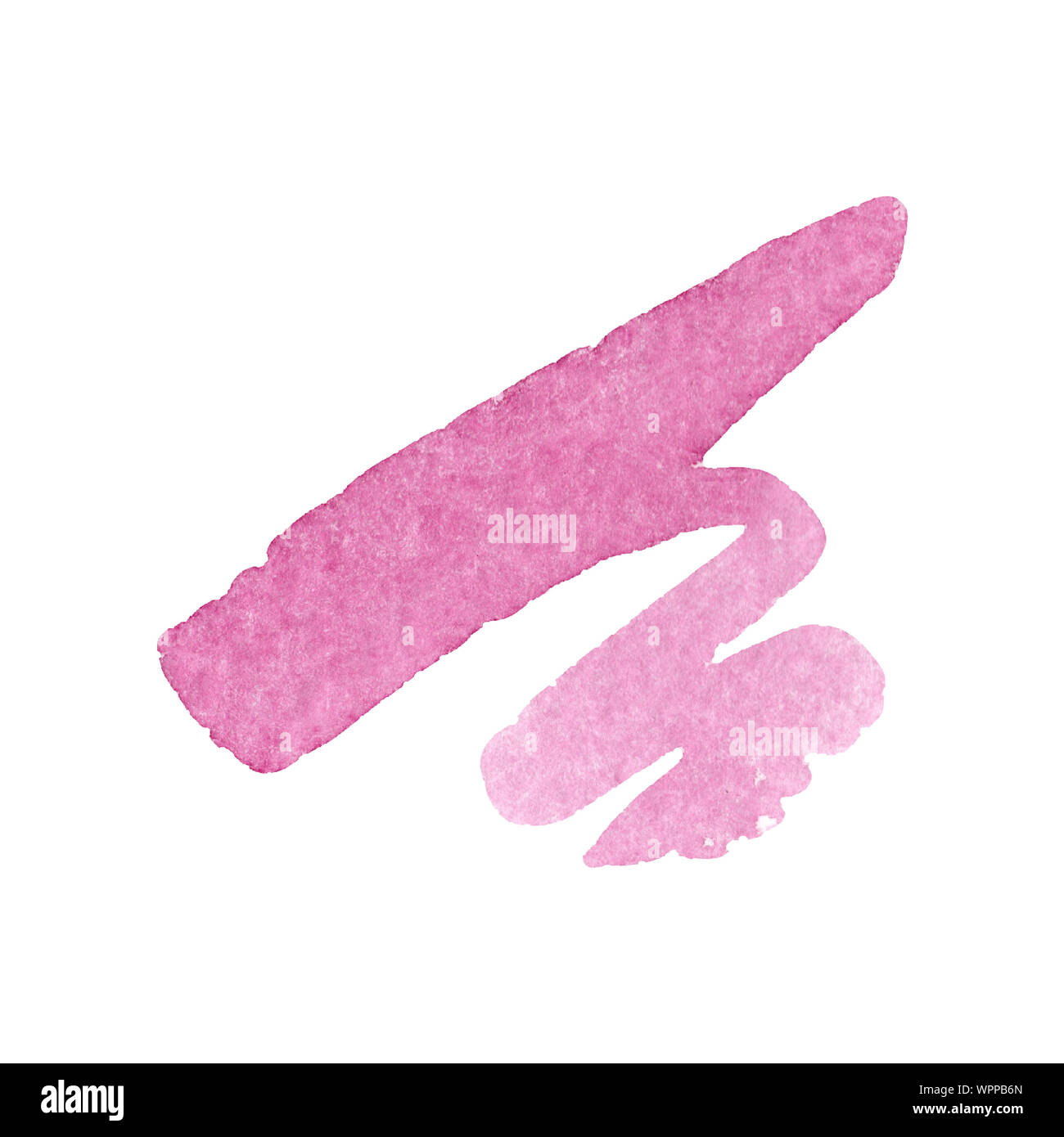 Abstract watercolor paper splash shapes isolated drawing. Illustration ...