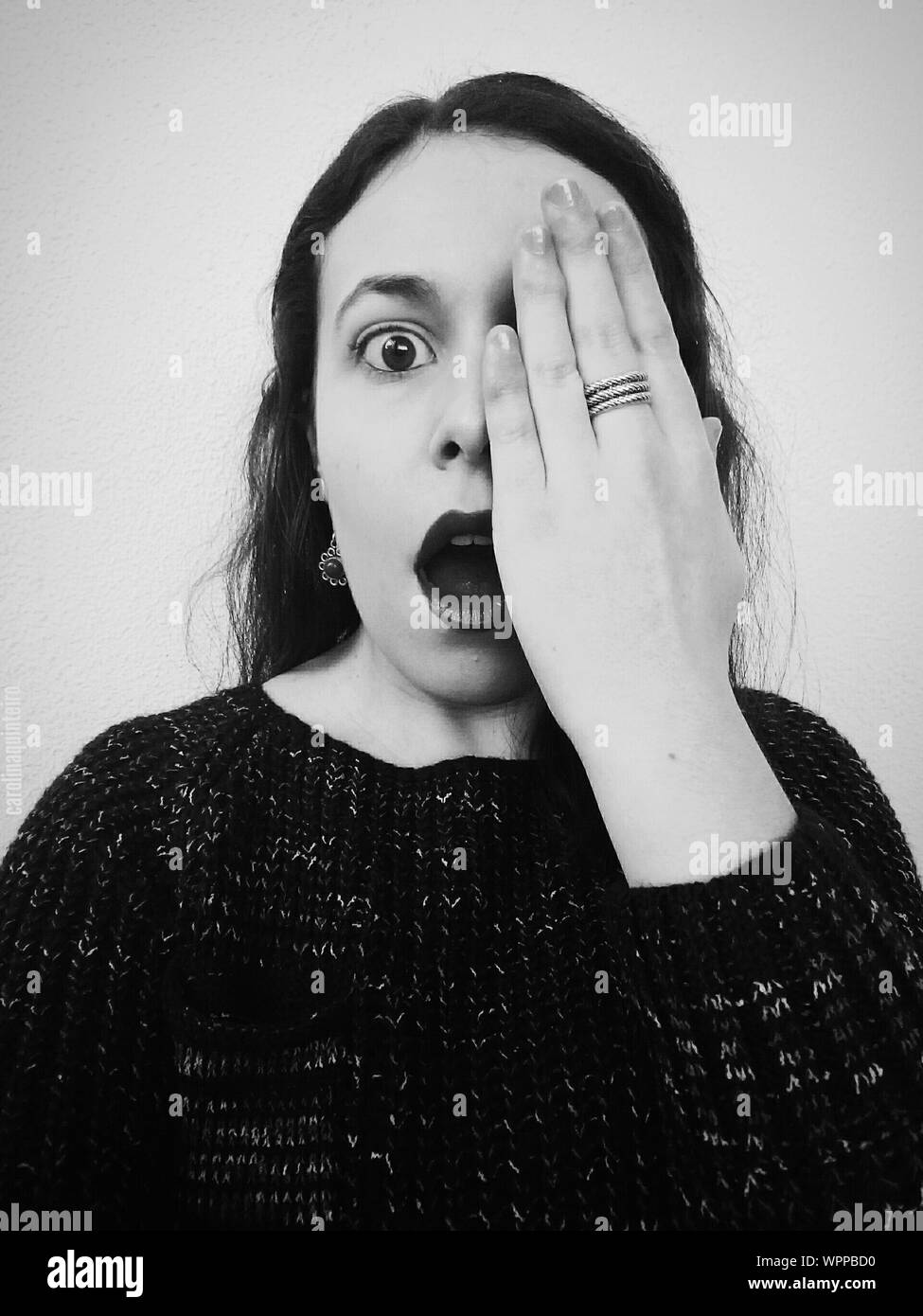 Person shocked face hi-res stock photography and images - Alamy