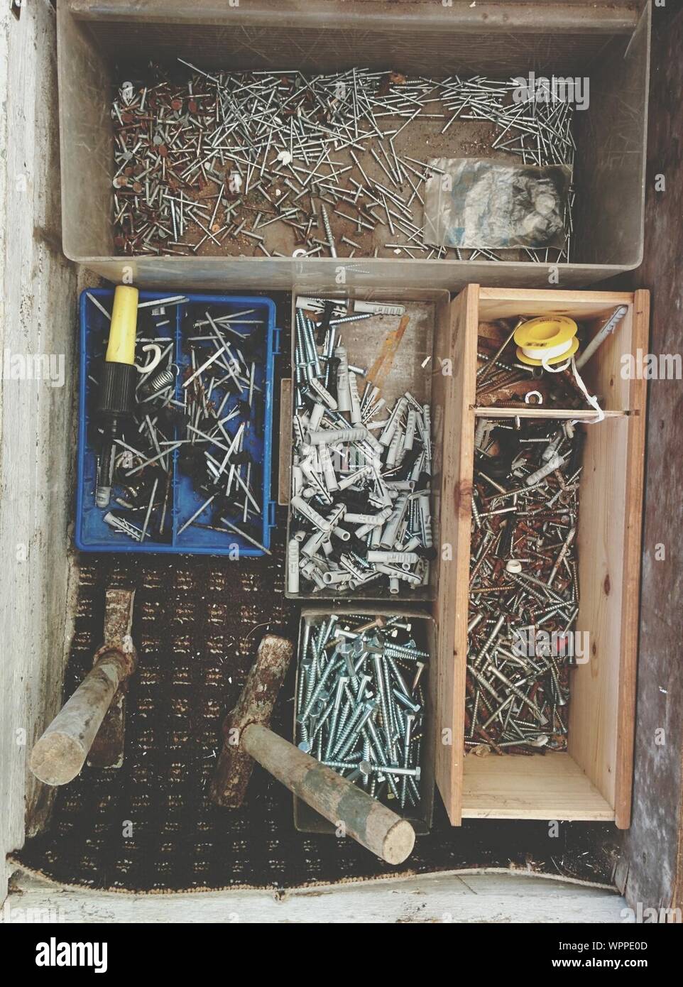 Hammers box hi-res stock photography and images - Alamy
