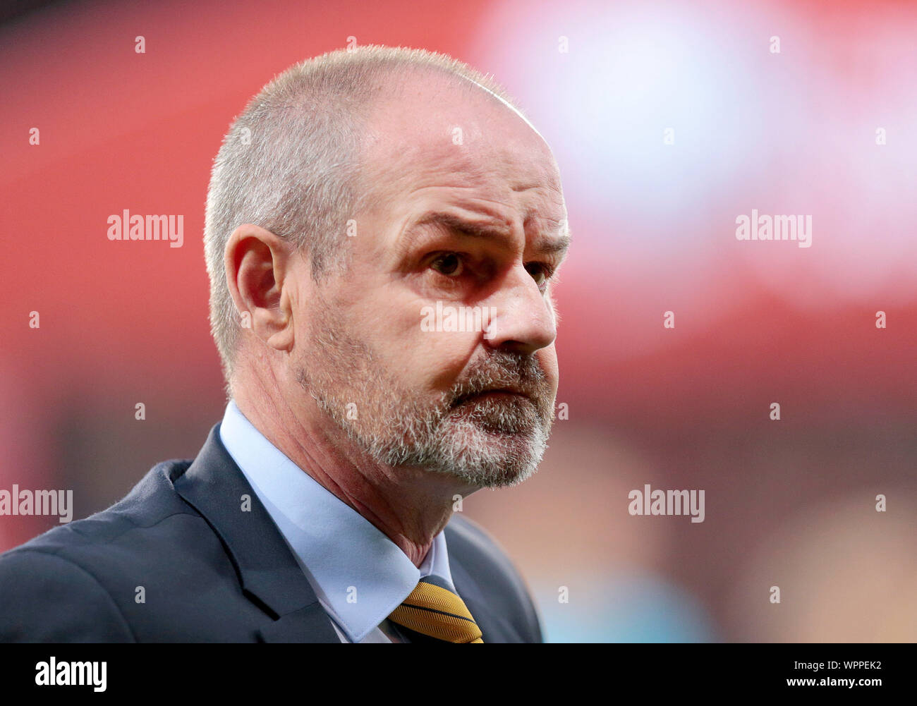 Scotland's manager Steve Clarke during the UEFA Euro 2020 qualifying ...