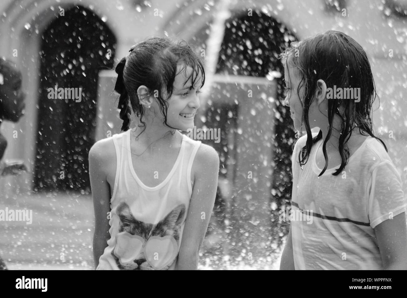 Girls Spraying High Resolution Stock Photography and Images - Alamy