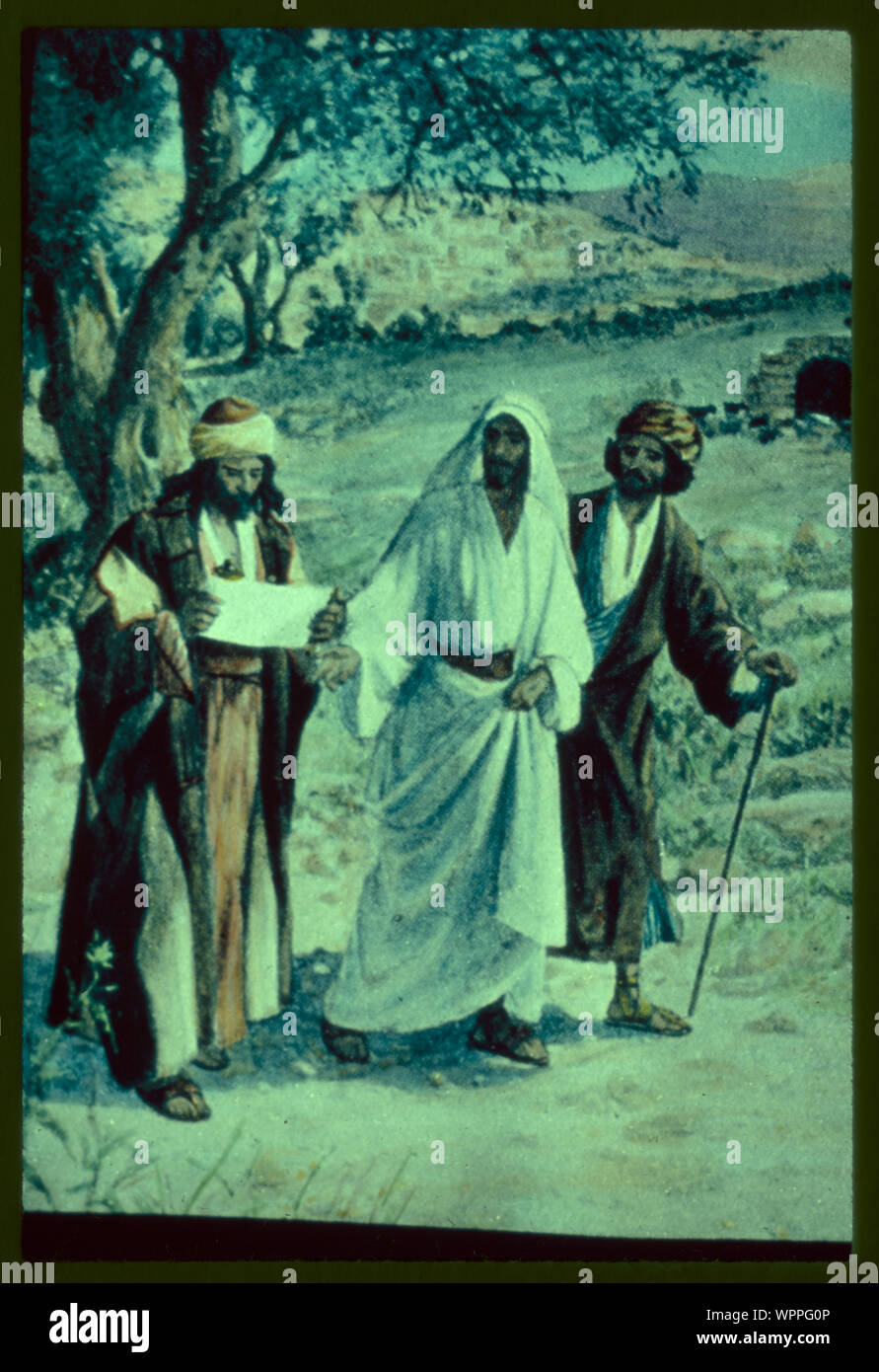 Luke 24:13-27. Jesus draweth nigh to two disciples journeying to Emmaus ...