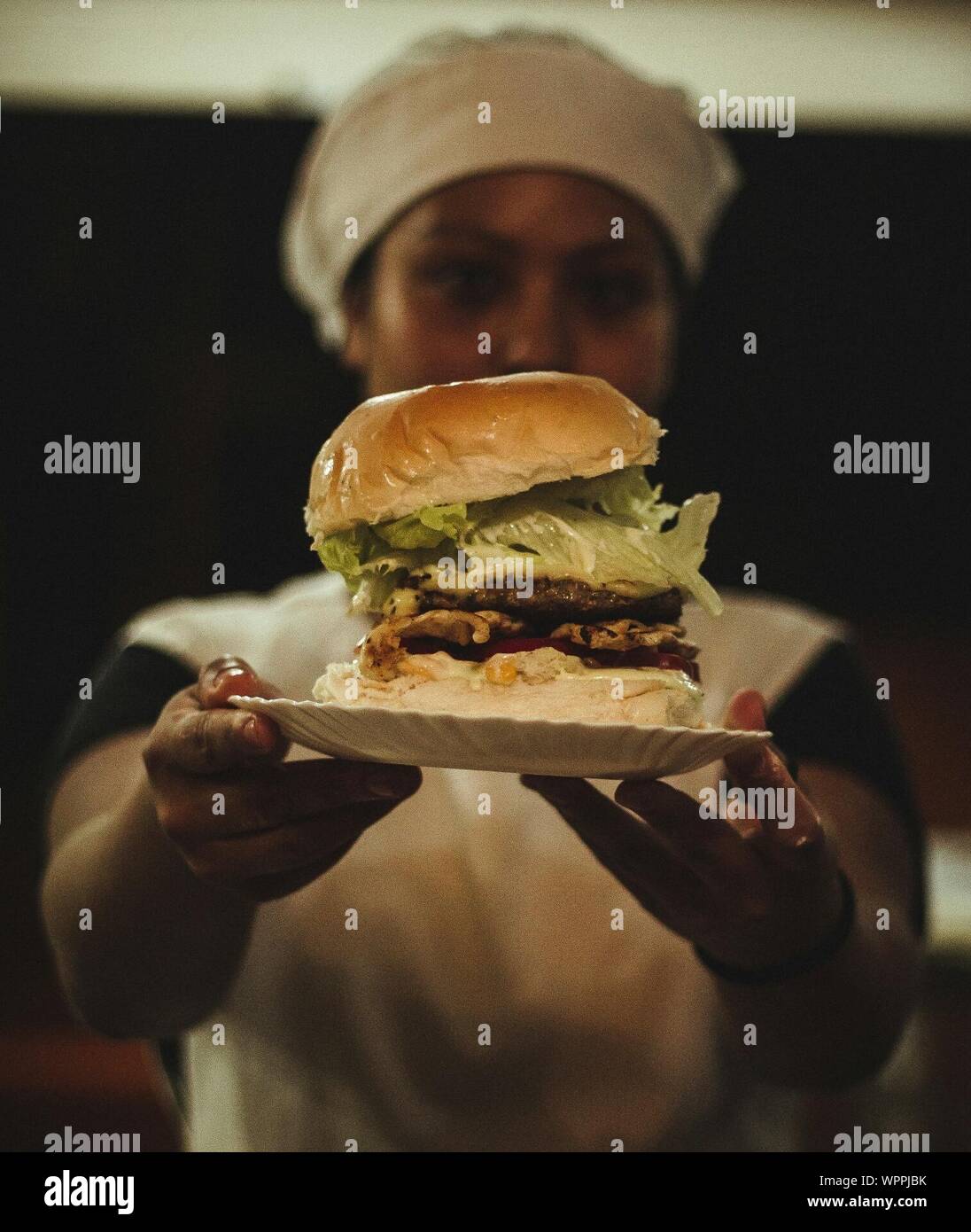 Burger chef restaurant hi-res stock photography and images - Alamy