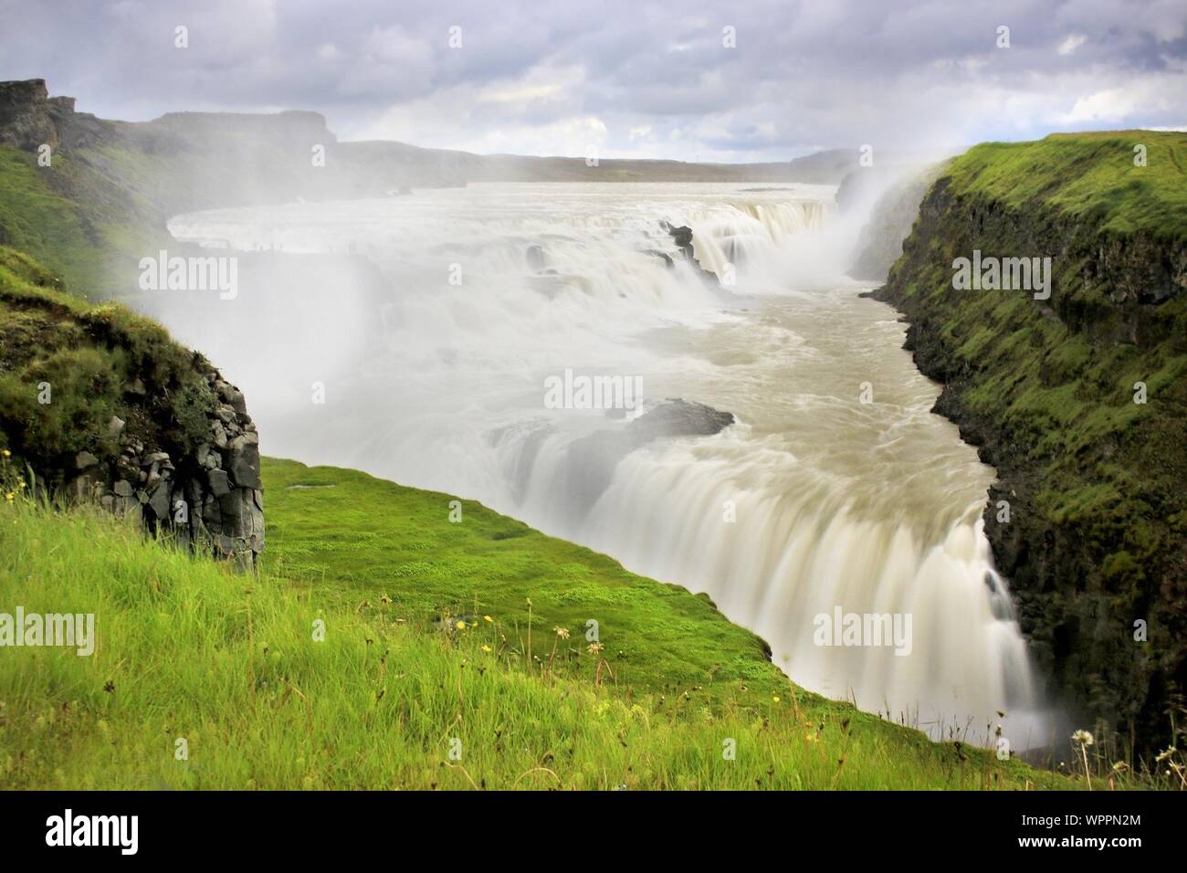 Cloudy waterfall hi-res stock photography and images - Alamy