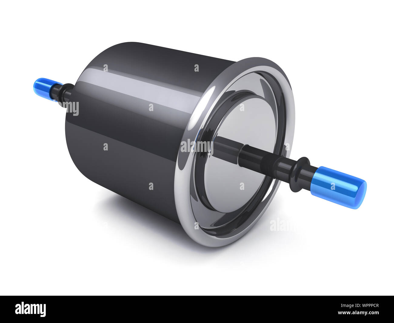Fuel filter car on white background. 3d illustration Stock Photo - Alamy