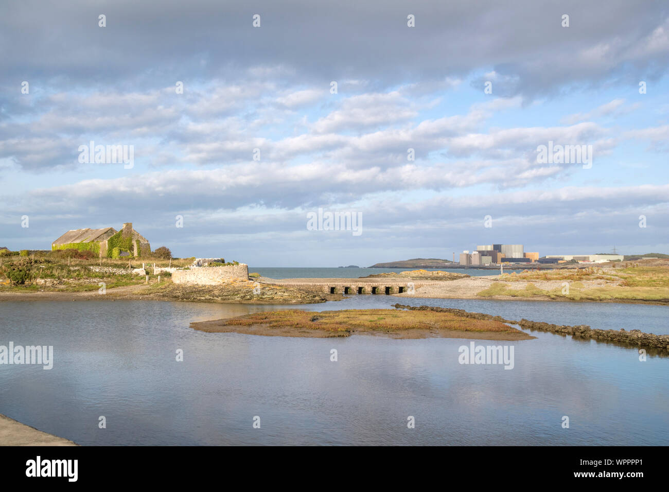 Cemlyn North Wales Wildlife Trust Reserve and Wylfa Nuclear Power ...