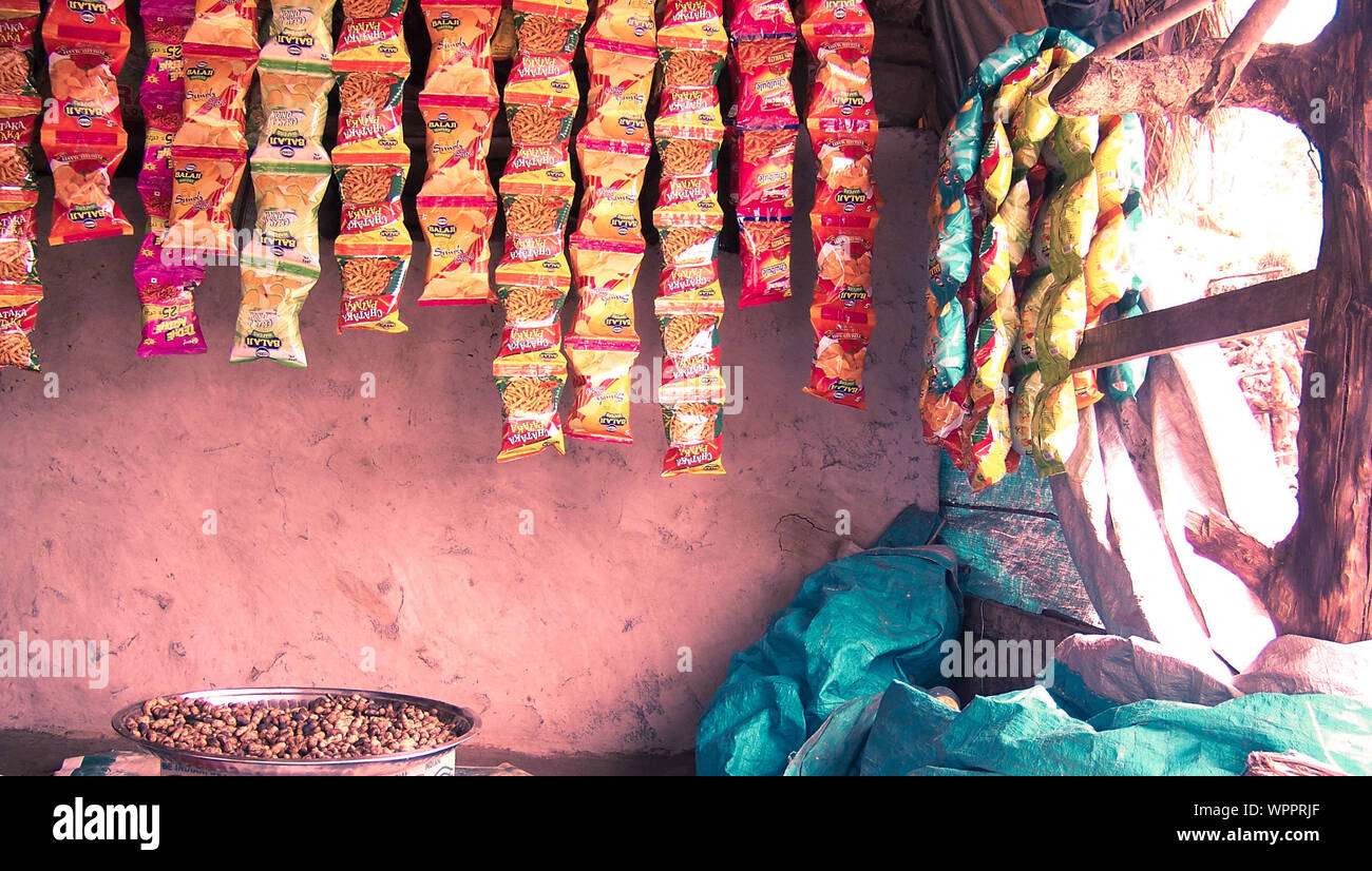 Hanging packets hi-res stock photography and images - Alamy