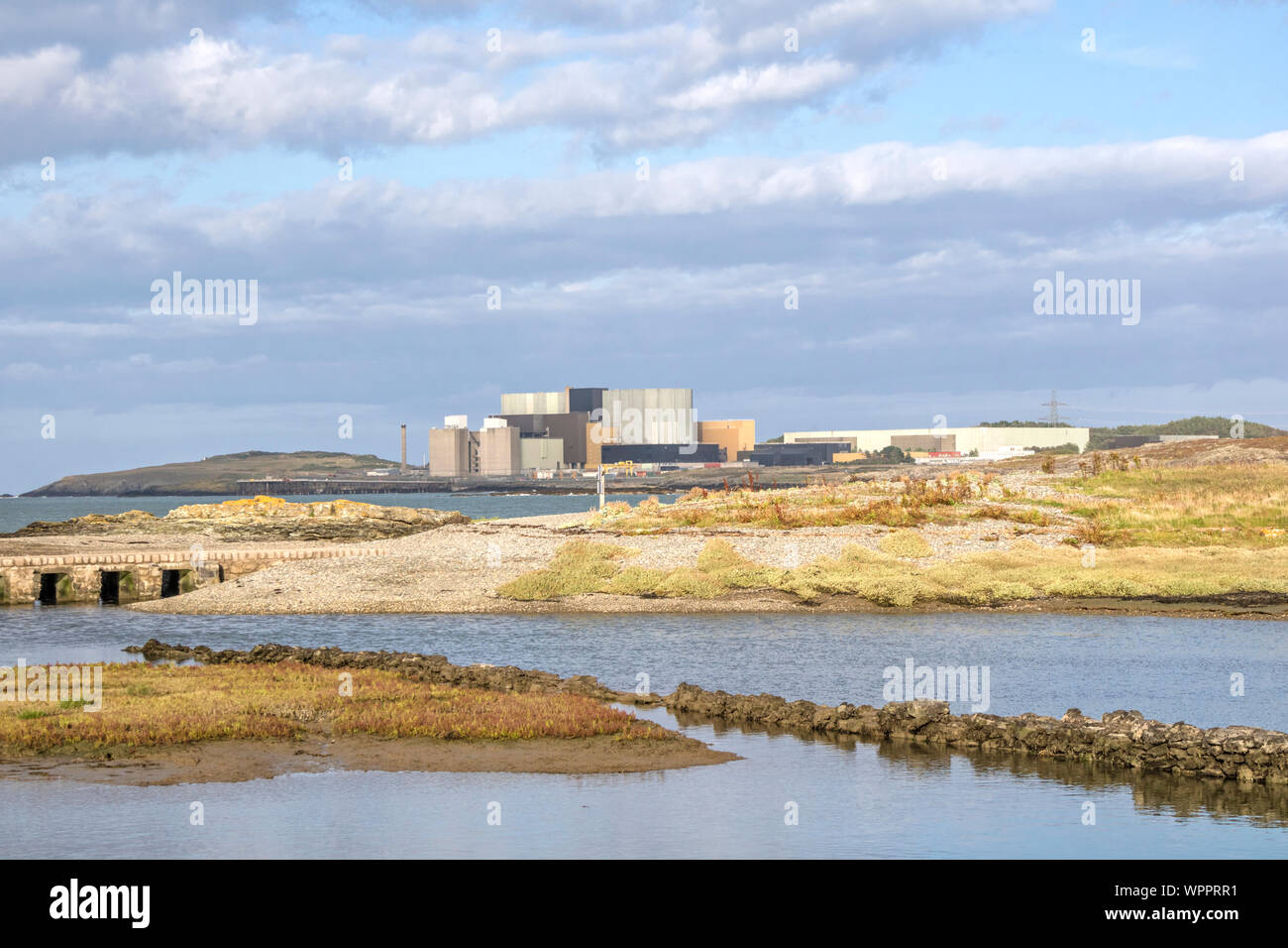Cemlyn North Wales Wildlife Trust Reserve and Wylfa Nuclear Power ...