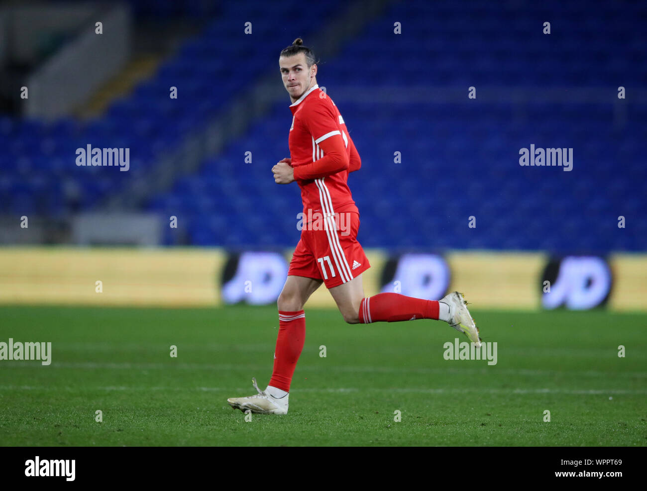 Wales' Gareth Bale is subbed on during the International Friendly match ...