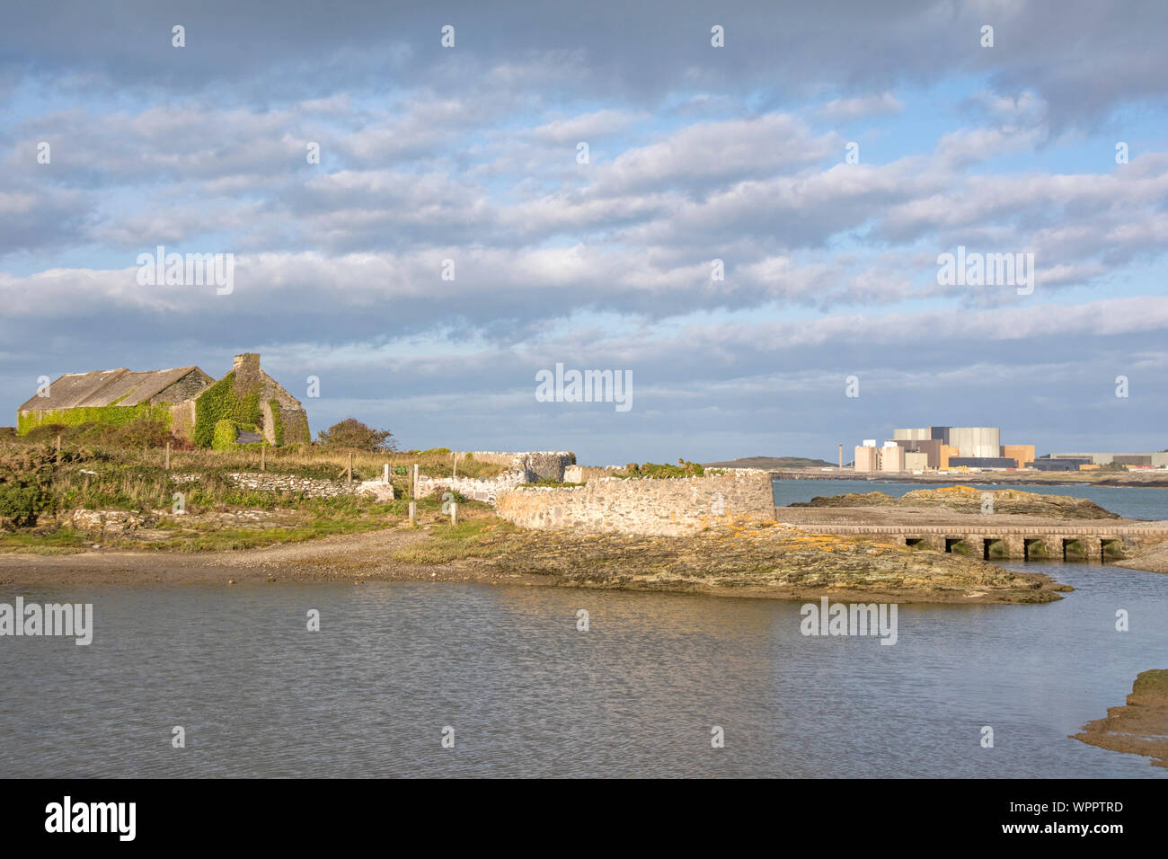 Cemlyn North Wales Wildlife Trust Reserve and Wylfa Nuclear Power ...