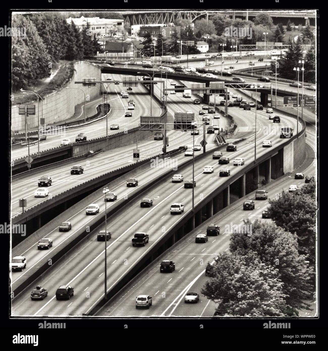 Driving freeway hi-res stock photography and images - Alamy