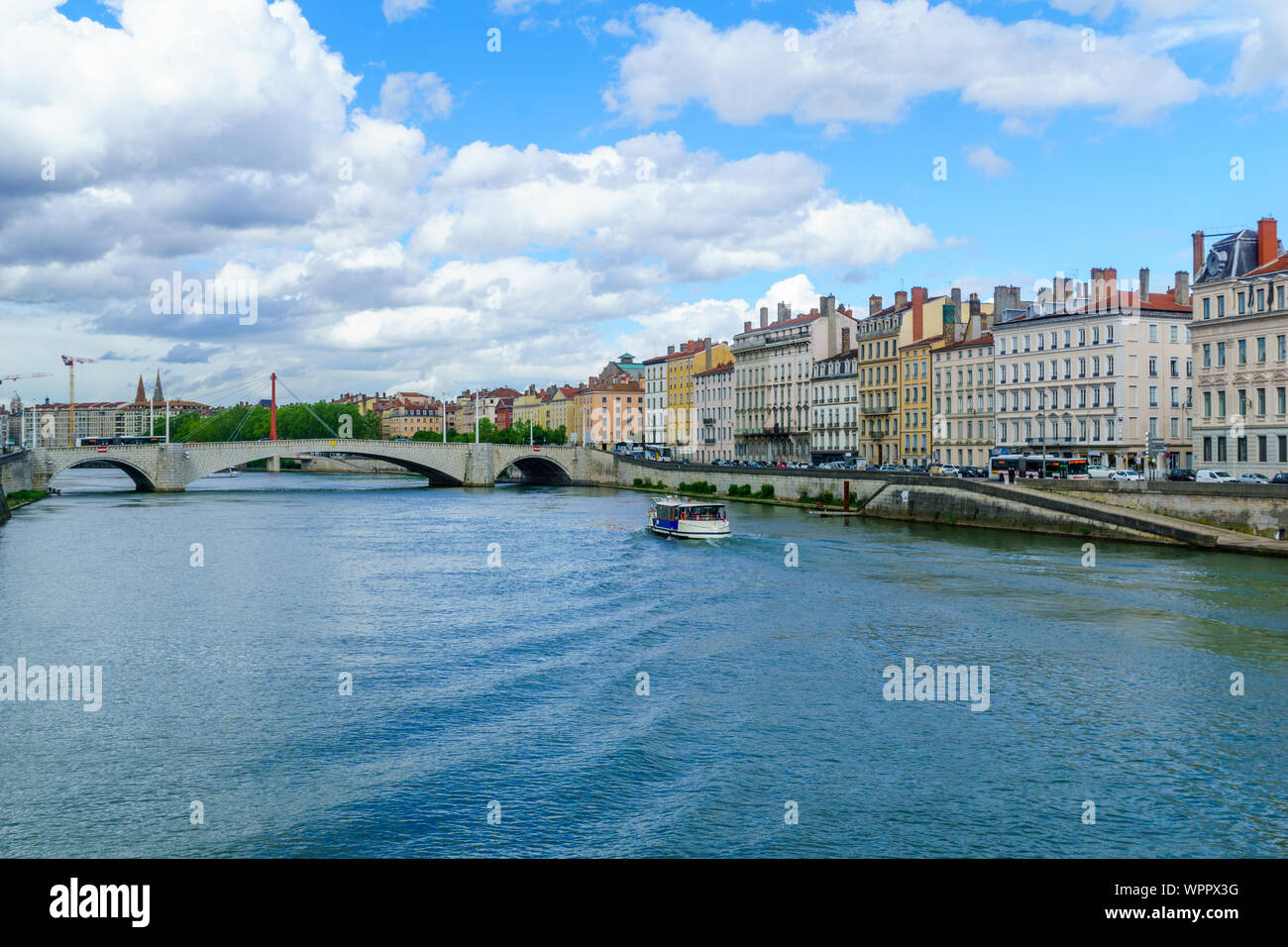 Lyon river saone hi-res stock photography and images - Alamy