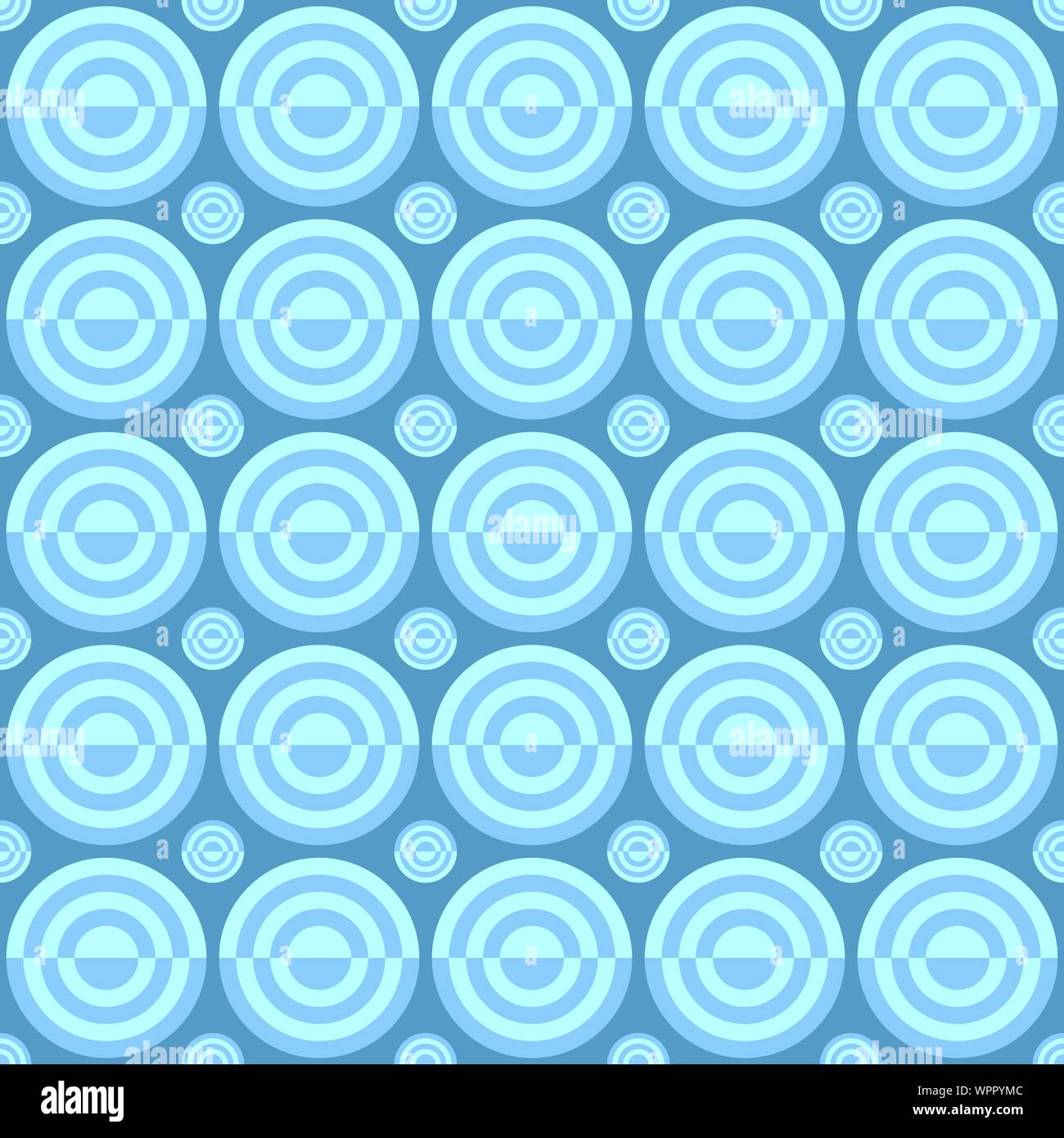 Geometrical seamless pattern - vector circle background design Stock ...