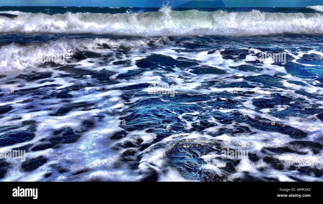 Wave On Sea Stock Photo - Alamy