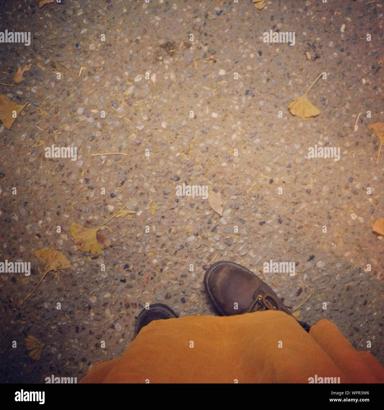 Woman Standing On Pavement High Resolution Stock Photography and Images ...