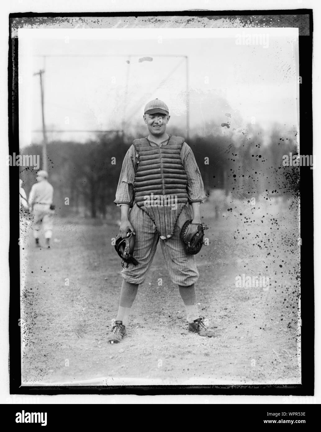 M. Wood, catcher, Gallaudet, '23 Stock Photo - Alamy