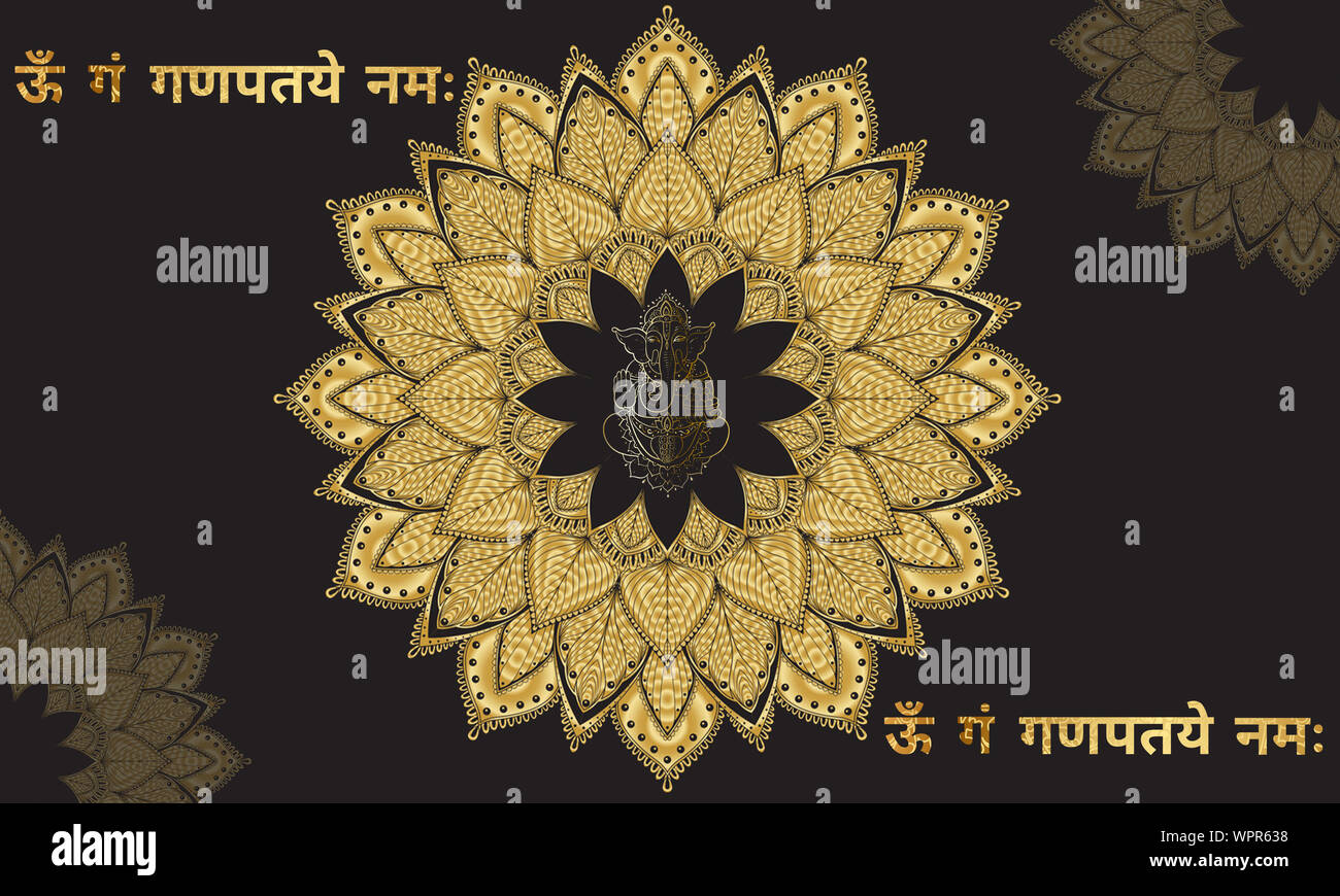 Golden Ganesha High Resolution Stock Photography and Images - Alamy