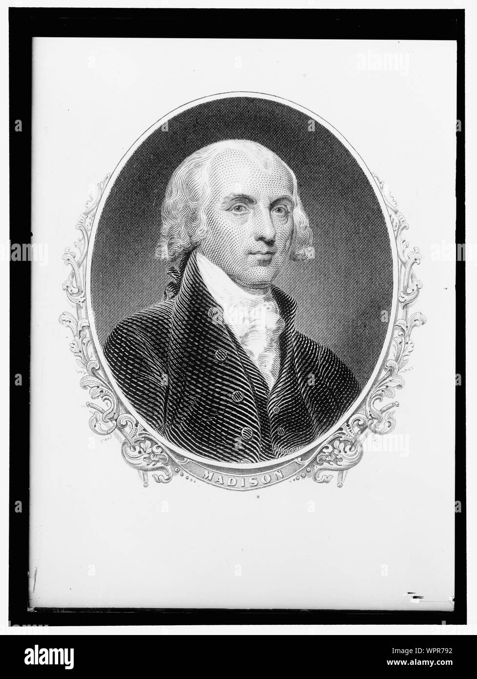 MADISON, JAMES. PRESIDENT OF THE UNITED STATES Stock Photo - Alamy