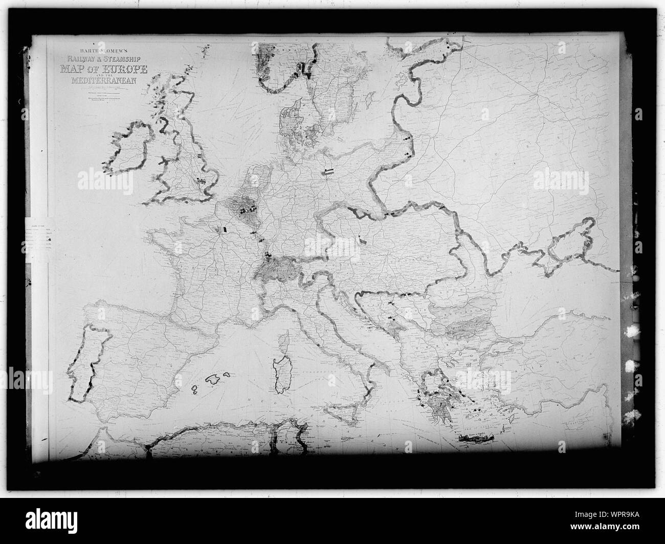MAP OF EUROPE Stock Photo - Alamy