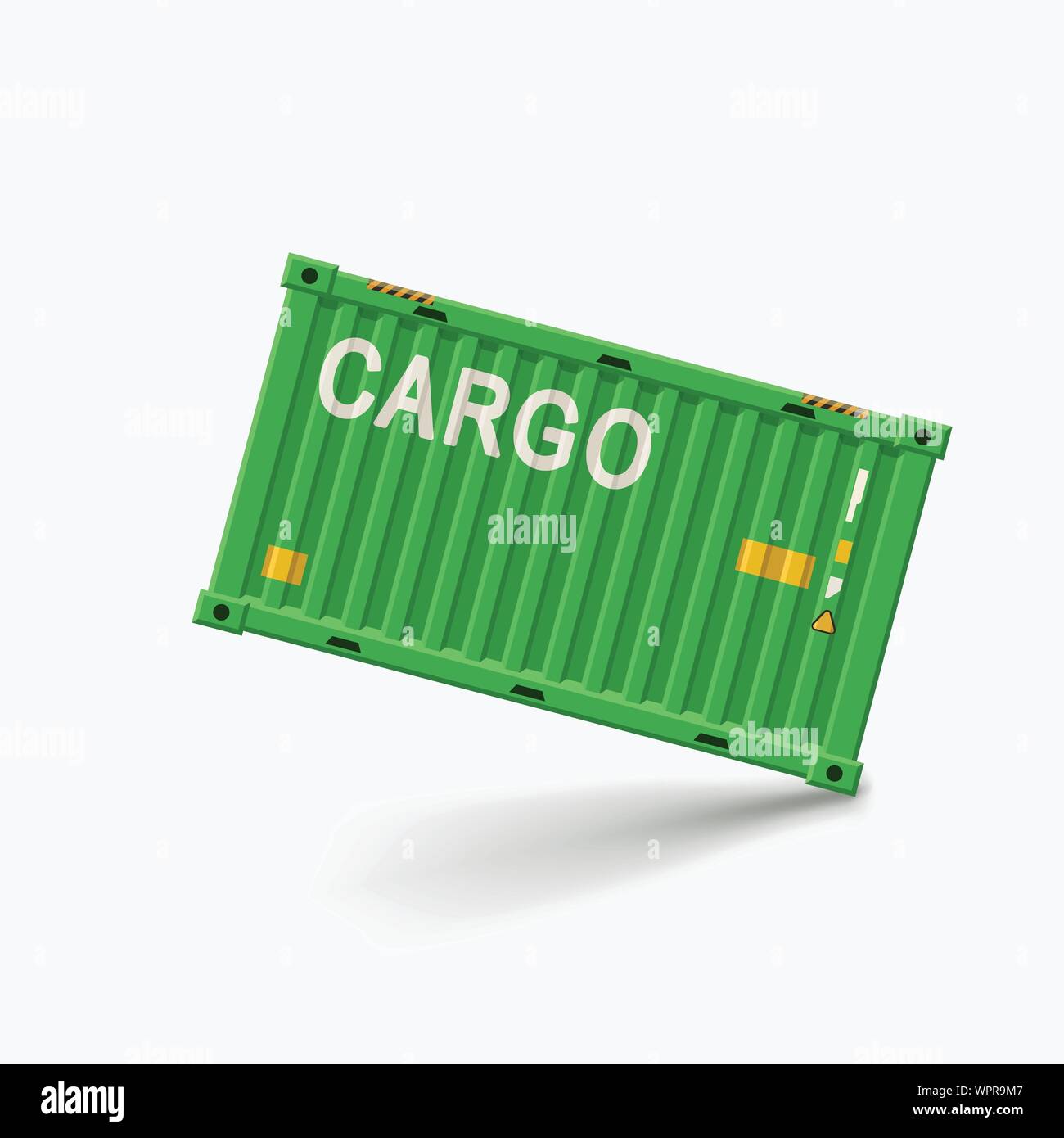 Green background port Stock Vector Images - Alamy