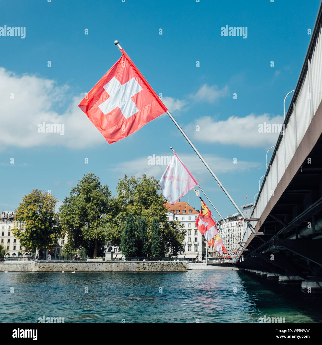 Swiss flags building hi-res stock photography and images - Alamy