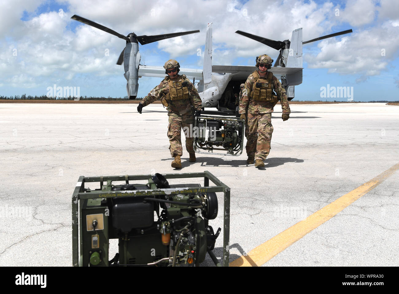 In support of Foreign Disaster Relief efforts in the Bahamas, members ...