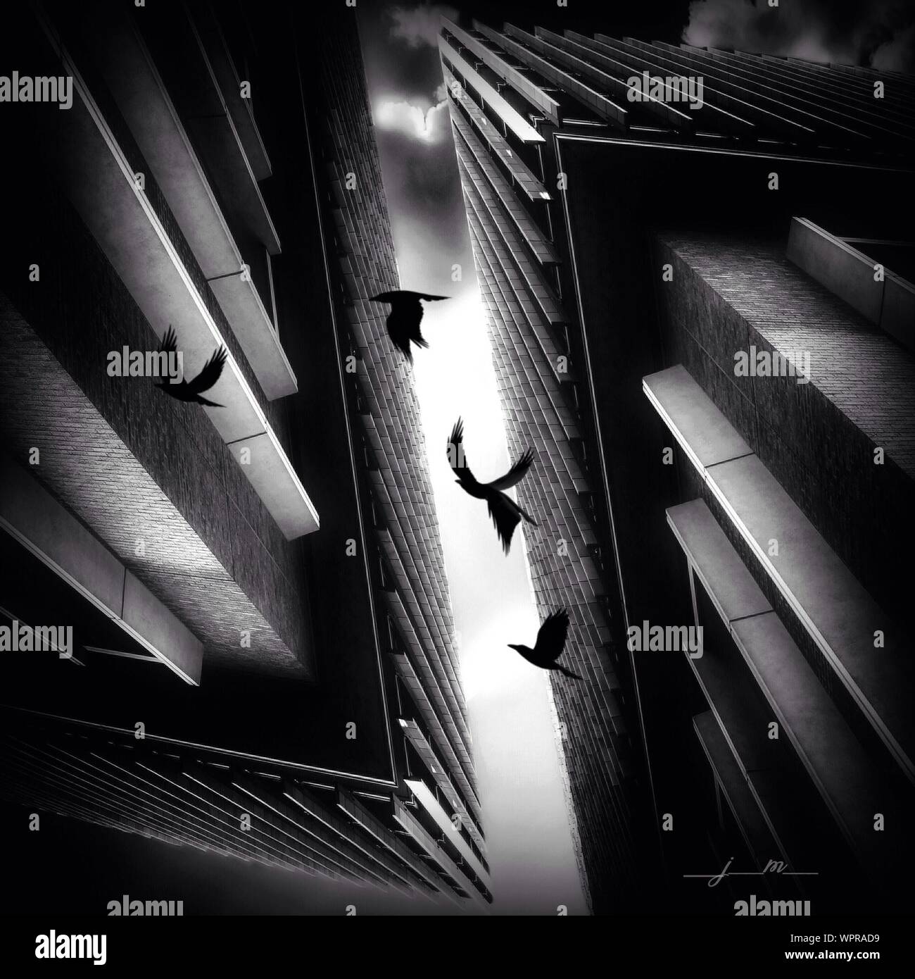 Flying buildings hi-res stock photography and images - Alamy