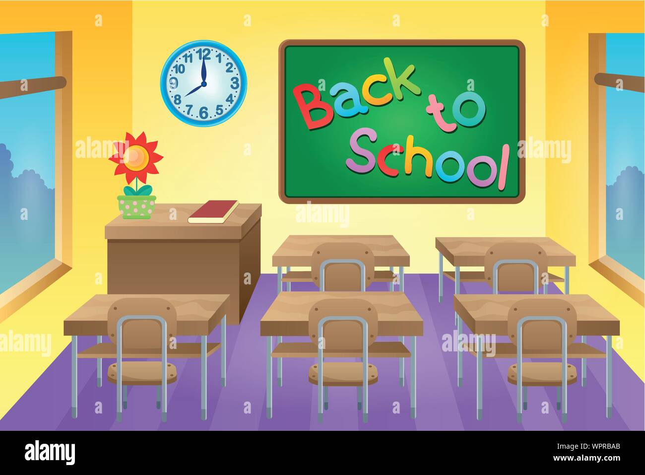 Classroom theme image 2 Stock Vector Image & Art - Alamy