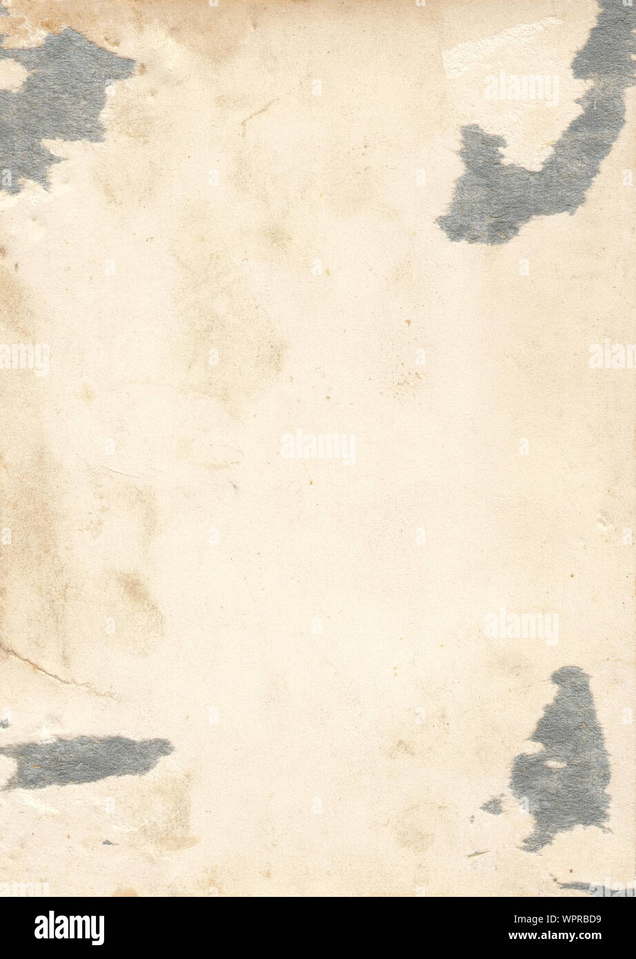 Texture old paper with traces of scuffs and stains Stock Photo - Alamy