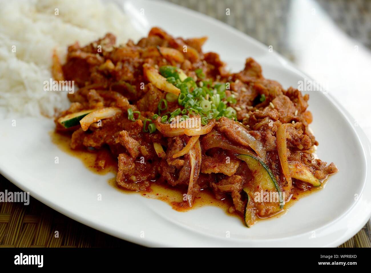 Korean pork hi-res stock photography and images - Alamy