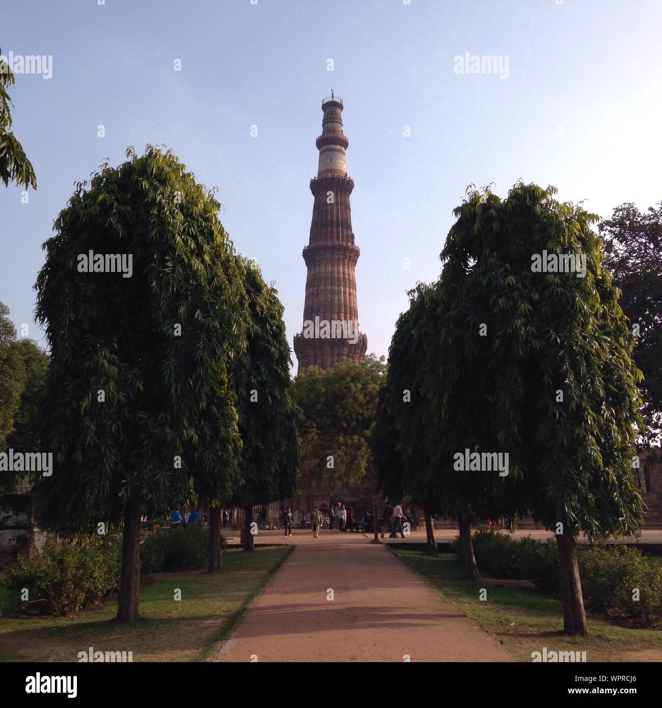 Qutub minar view hi-res stock photography and images - Alamy