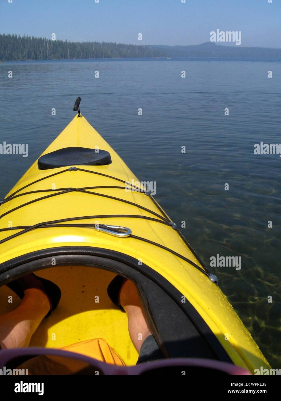 Yellow canoe hi-res stock photography and images - Alamy
