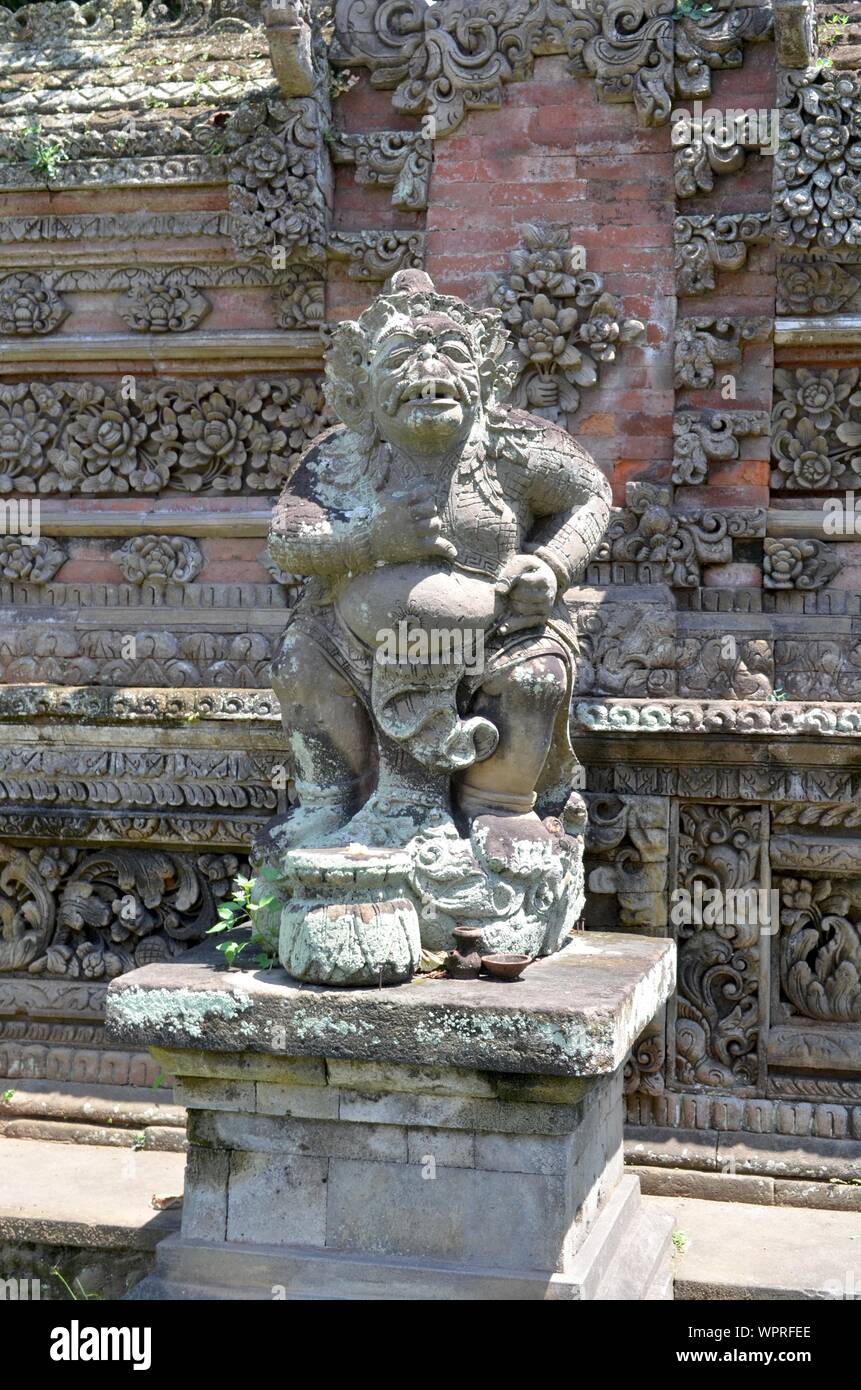 Vertical shot of a Hindu creature statue at daytime Stock Photo - Alamy