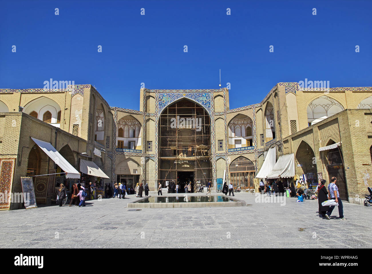 Isfahan / Iran - 03 Oct 2012: Market on Naqsh-e Jahan Square in Isfahan ...