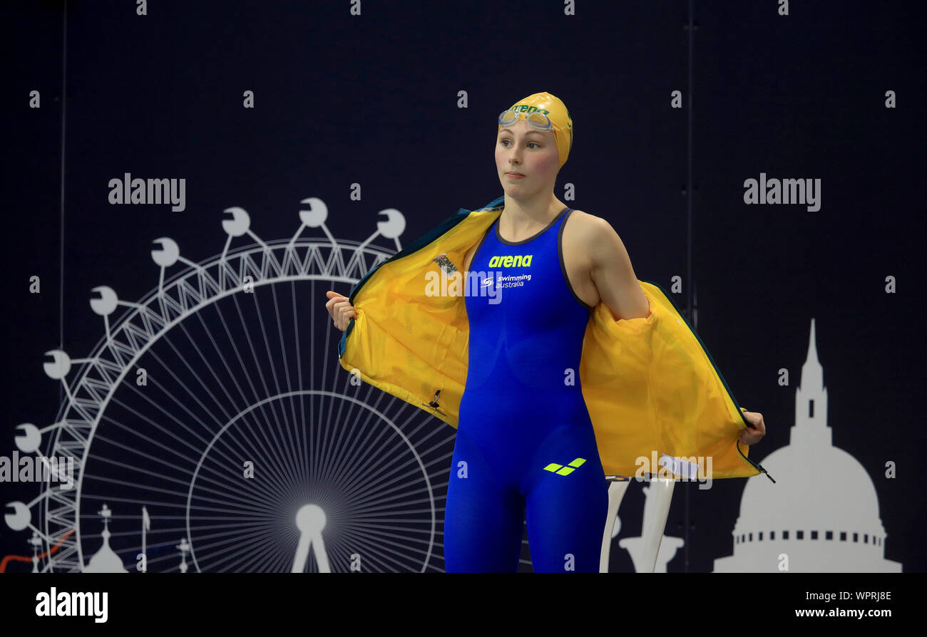 Ukraine's Anna Stetsenko prepares for the Women's 400m Freestyle S13 ...