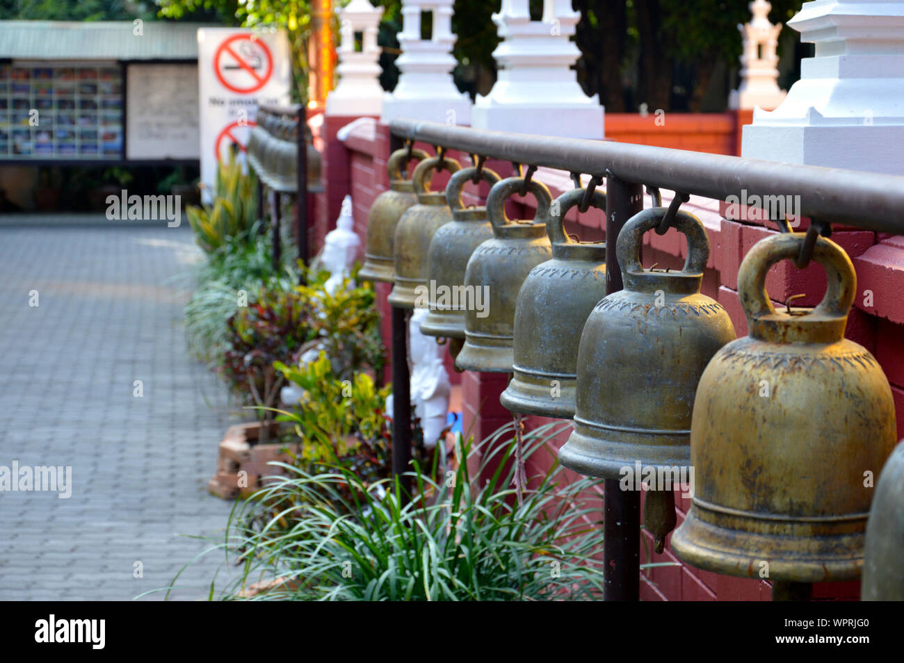 Bells hanging railing bell hi-res stock photography and images - Alamy