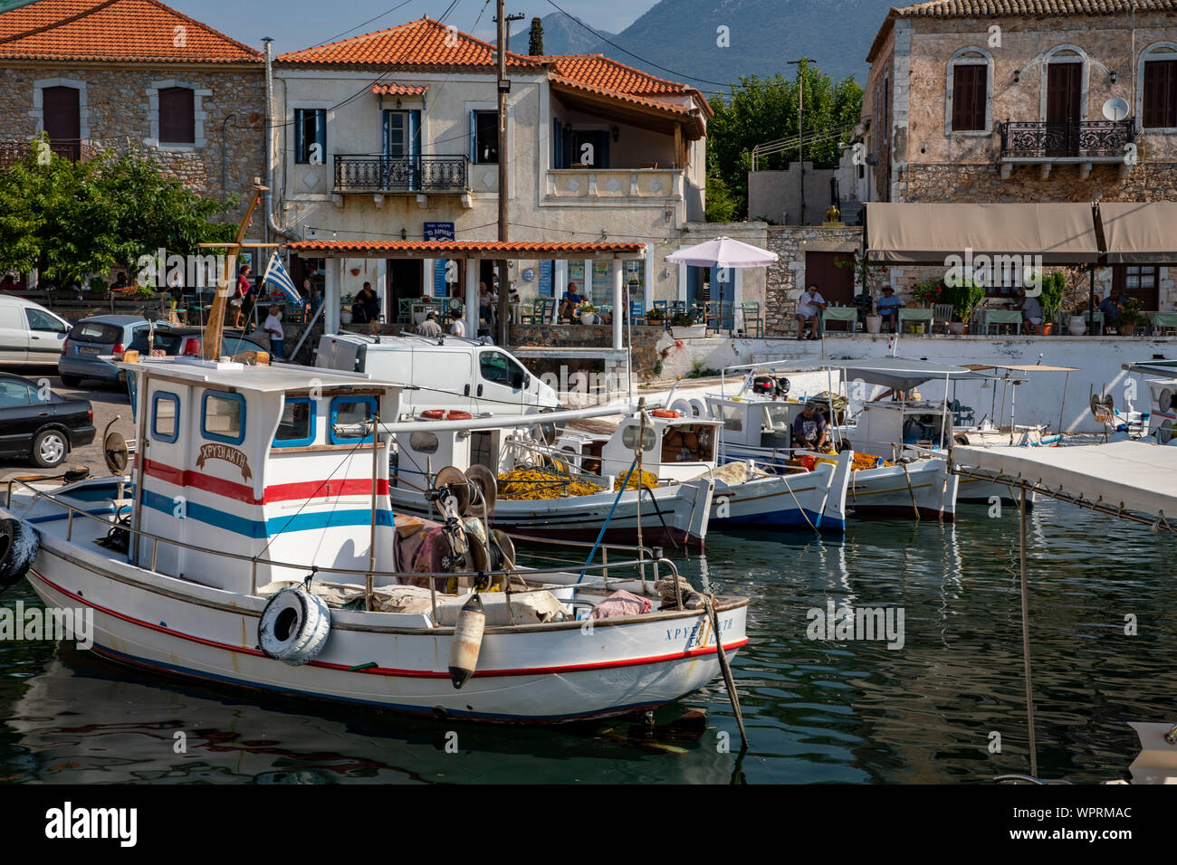Stoupa Mani Greece Stock Photo - Alamy