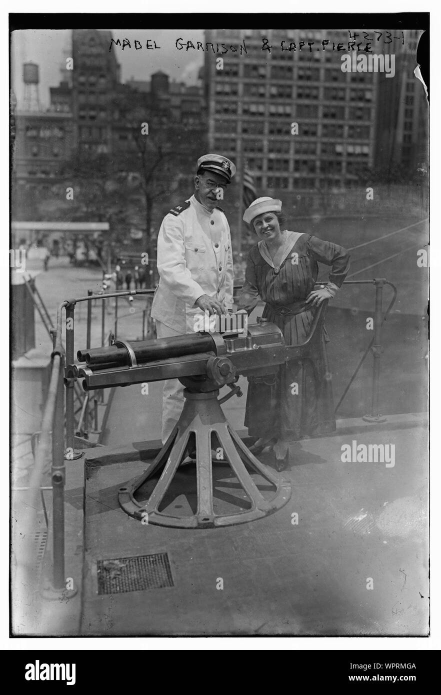Mabel Garrison & Capt. Pierce Stock Photo - Alamy