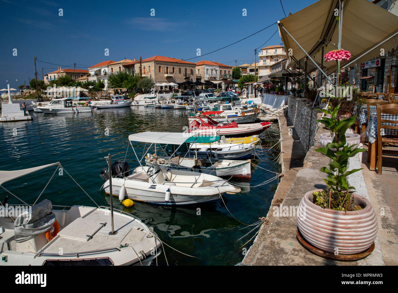 Stoupa Mani Greece Stock Photo - Alamy